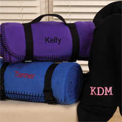 Monogrammed Fleece Blanket | Monogrammed Childrens Blankets – Preppy ...
