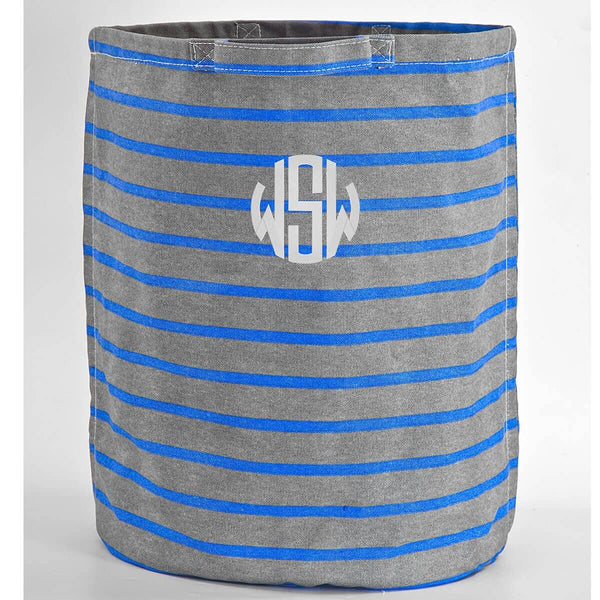 Personalized Storage Hamper 18 oz Choose Color | Preppy Monogrammed Gifts