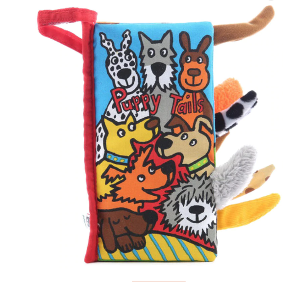 Puppy Tails Crinkle Book – Preppy Monogrammed Gifts