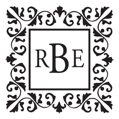 Monogram Style Self Inking Stamp CS-3304 | Personalized Stamps by Three ...